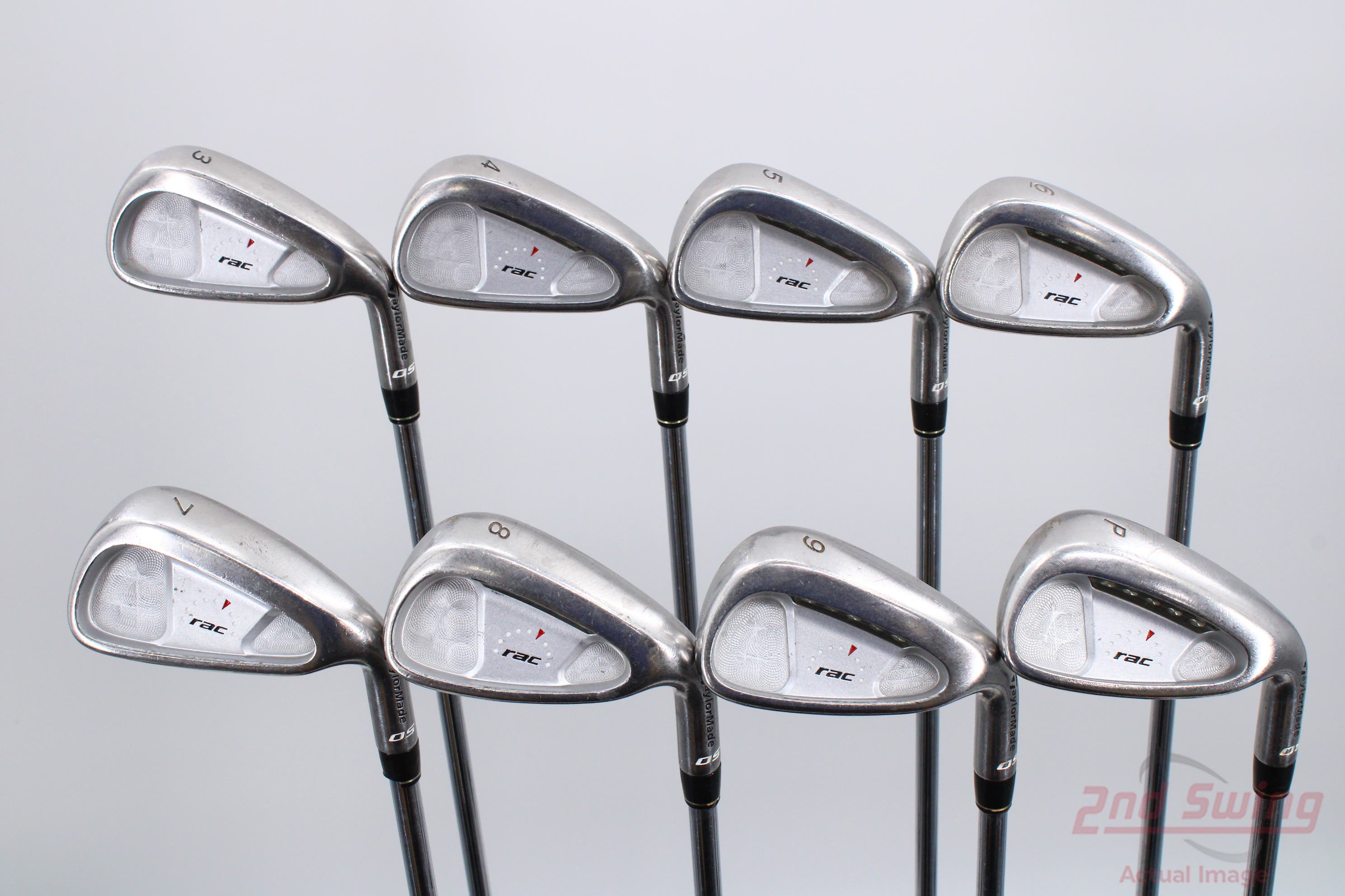 TaylorMade Rac OS Iron Set 3-PW Stock Steel Shaft Steel Regular Right ...