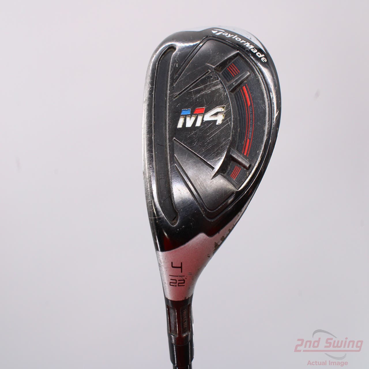 TaylorMade M4 Hybrid 4 Hybrid 22° Fujikura ATMOS 7 Red Graphite Stiff ...