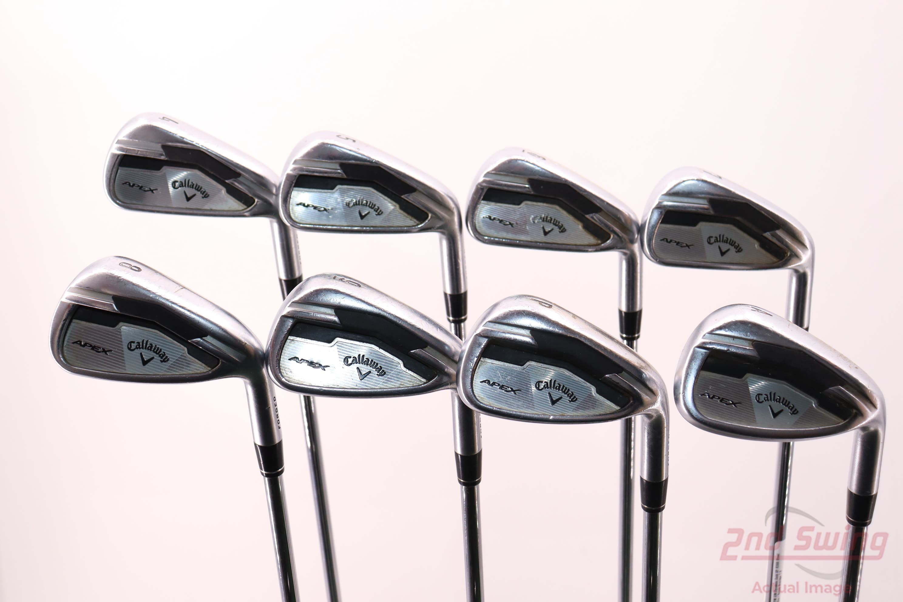Callaway Apex Iron Set 4-PW GW Dynamic Gold XP R300 Steel Regular Right ...