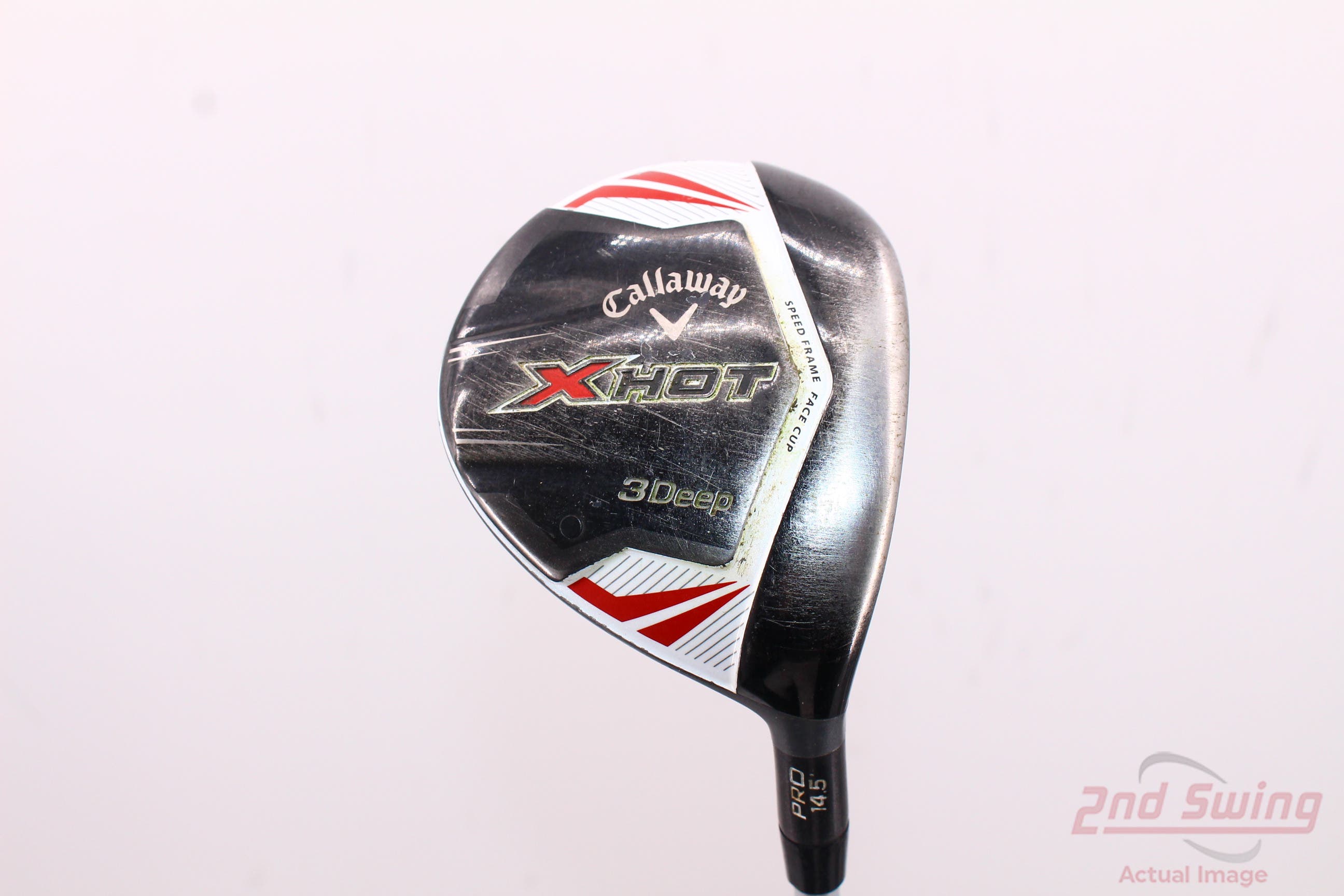 Callaway X Hot 3 Deep Fairway Wood 3 Wood 3W 14.5° Project X PXv Graphite Stiff Right Handed 43 ...