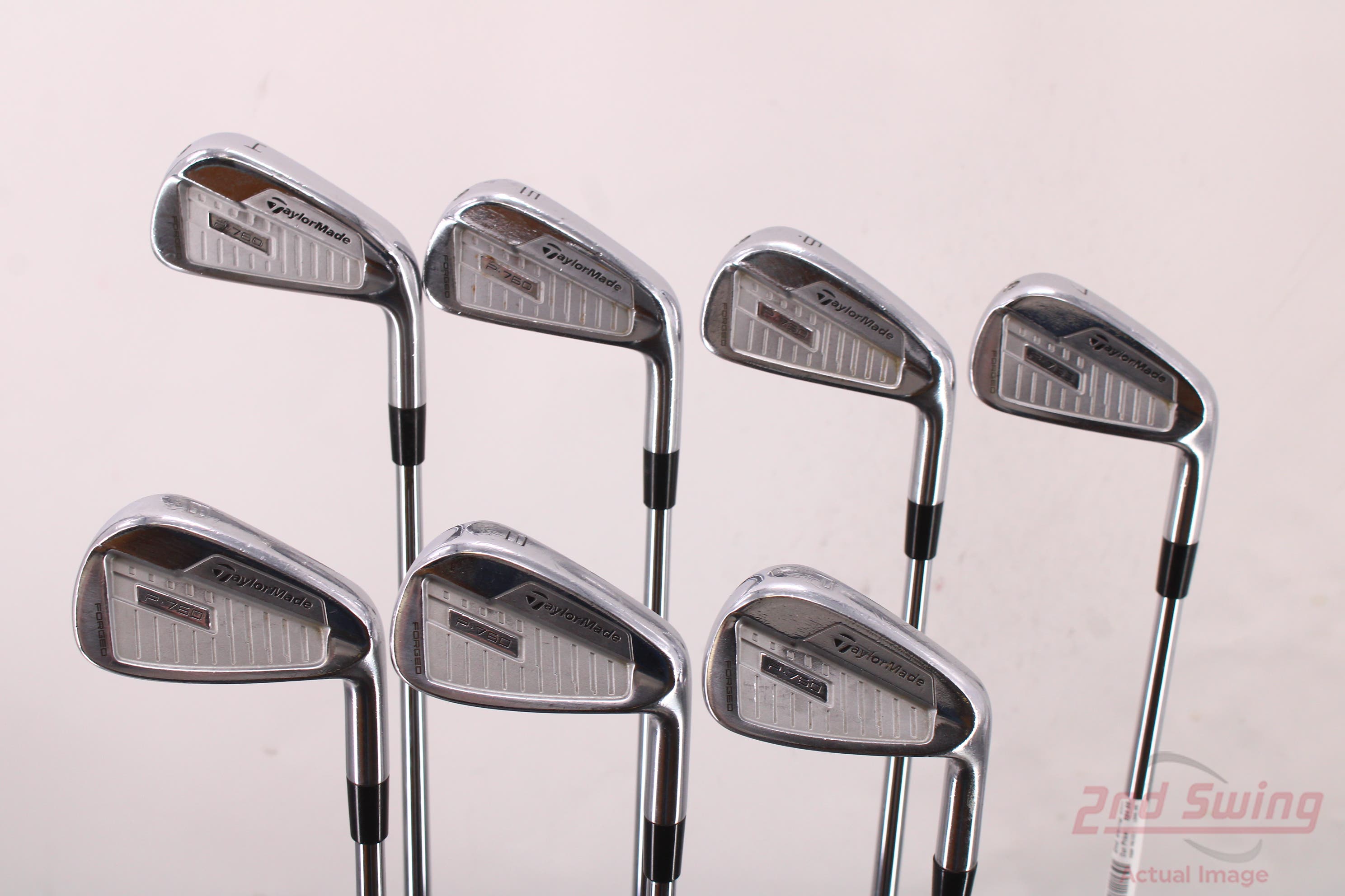 TaylorMade P760 Iron Set 4-PW Project X Rifle 6.0 Steel Stiff Right ...