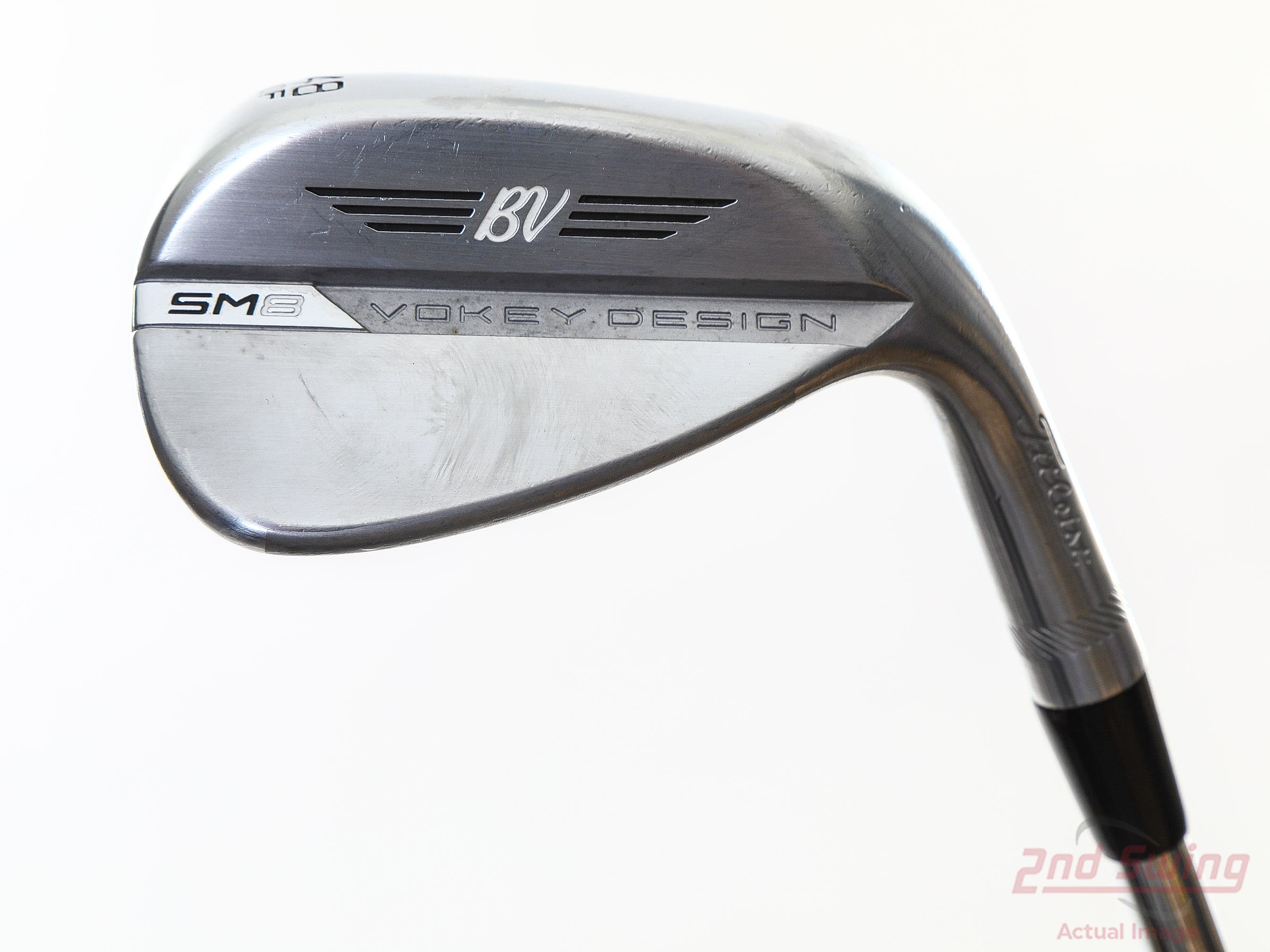 Titleist Vokey SM8 Tour Chrome Wedge Pitching Wedge PW 48° 10 Deg Bounce F Grind True Temper ...