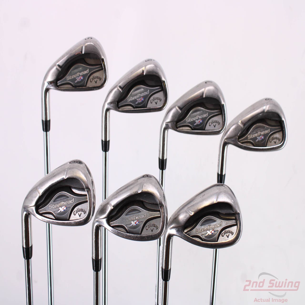 Callaway Steelhead XR Iron Set 5-PW GW FST KBS Tour 90 Steel Regular Left Handed 38.0in | 2nd ...