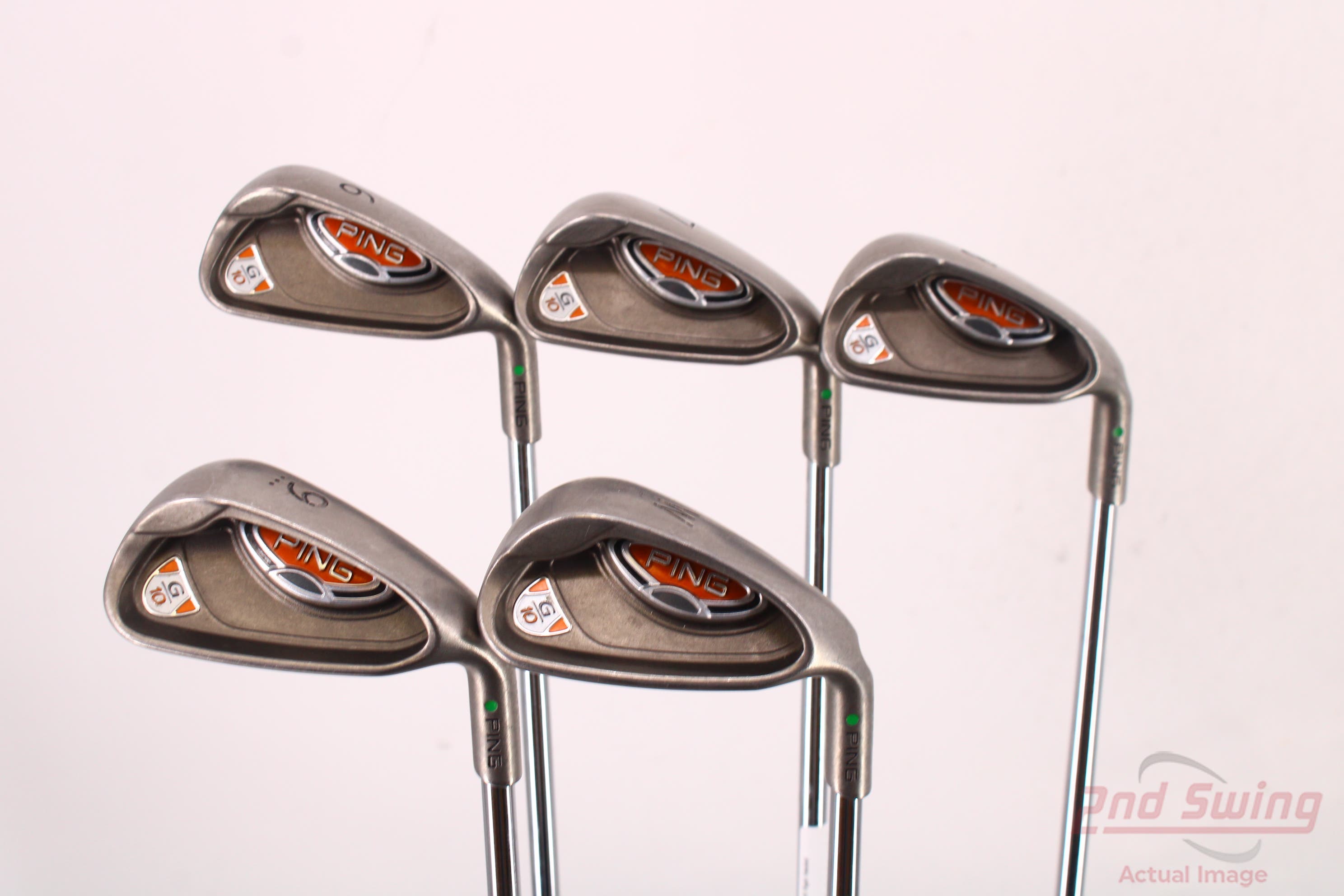Ping G10 Iron Set 6-PW Ping AWT Steel Stiff Right Handed Green Dot 36 ...