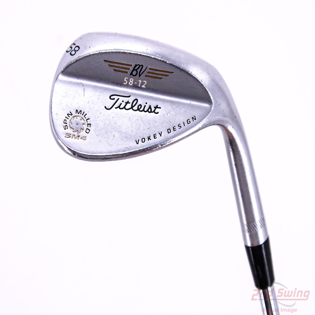Titleist Vokey Spin Milled SM4 Chrome Wedge (D-22329167414) | 2nd Swing Golf