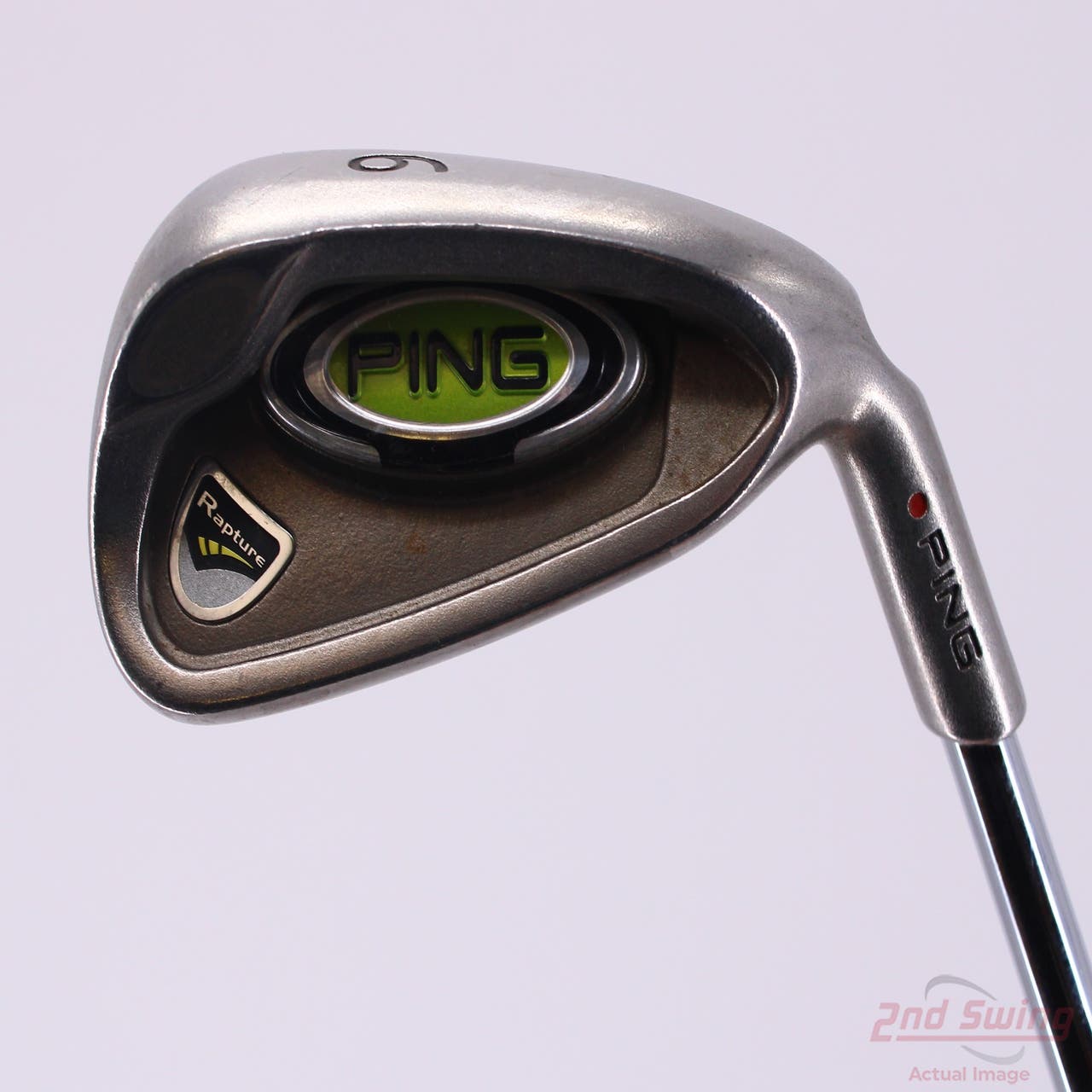 Ping Rapture Single Iron 6 Iron Stock Steel Shaft Steel Stiff Right ...