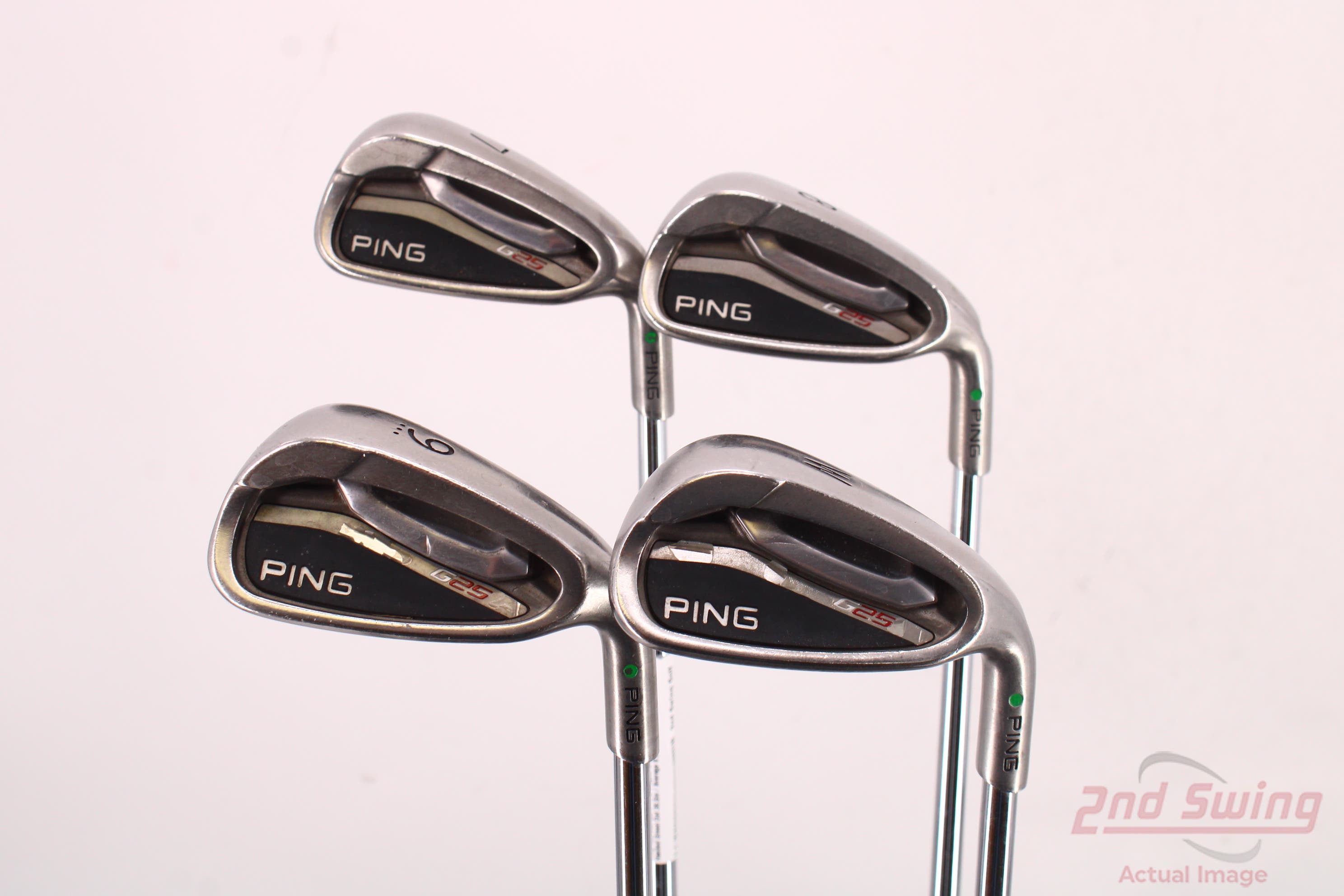 Ping G25 Iron Set 7-PW Project X 5.5 Steel Regular Right Handed Green Dot 36.5in | 2nd Swing Golf