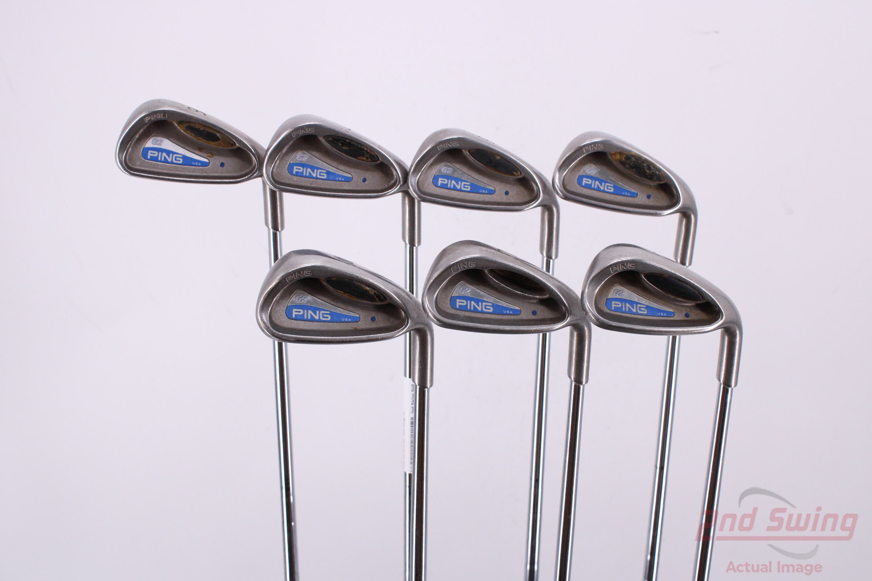 Ping G2 Iron Set 6-PW GW SW Ping CS Lite Steel Regular Right Handed ...