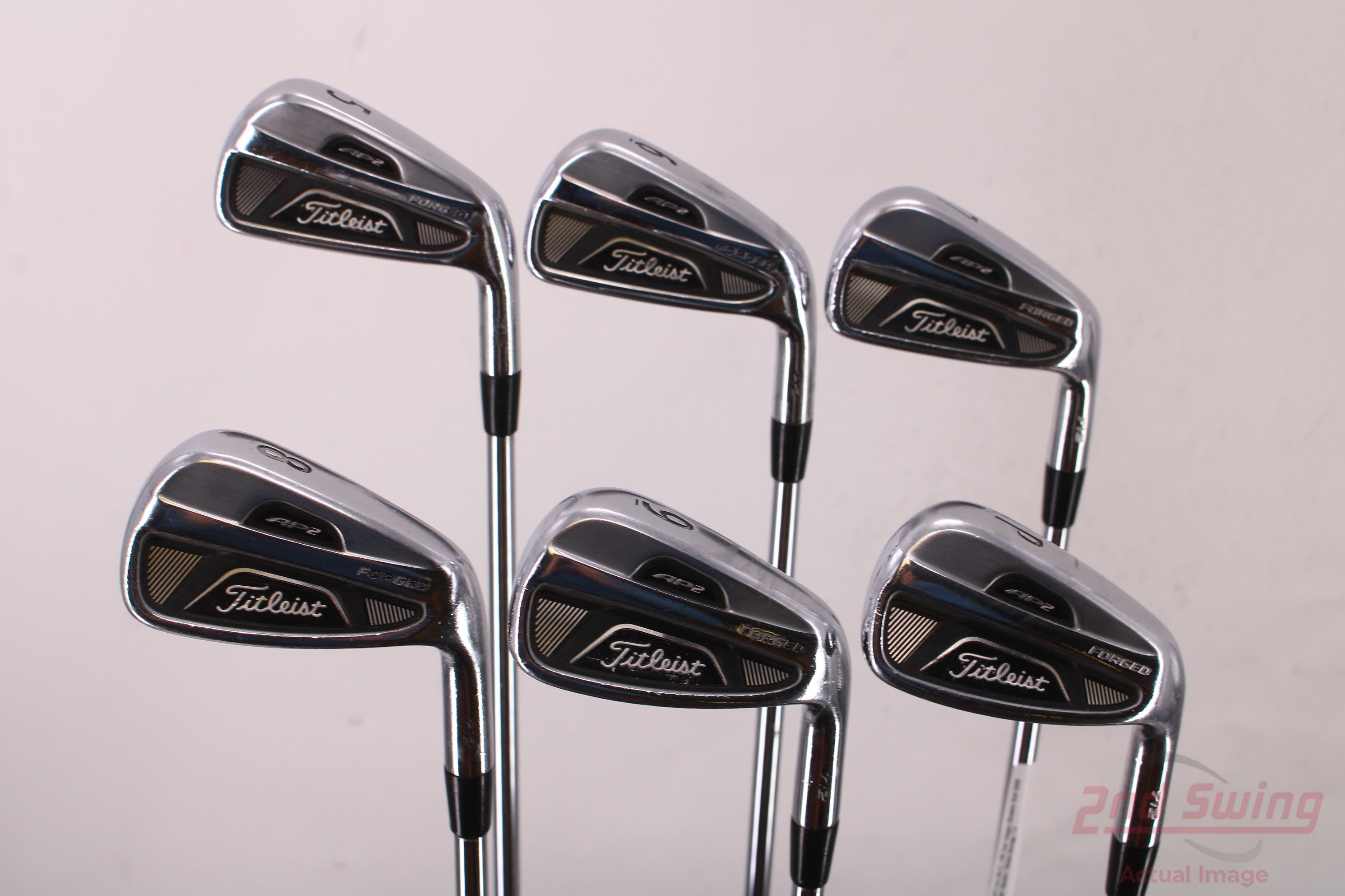 Titleist 712 AP2 Iron Set 5-PW True Temper Dynamic Gold S300 Steel Stiff Right Handed 38.0in (D ...