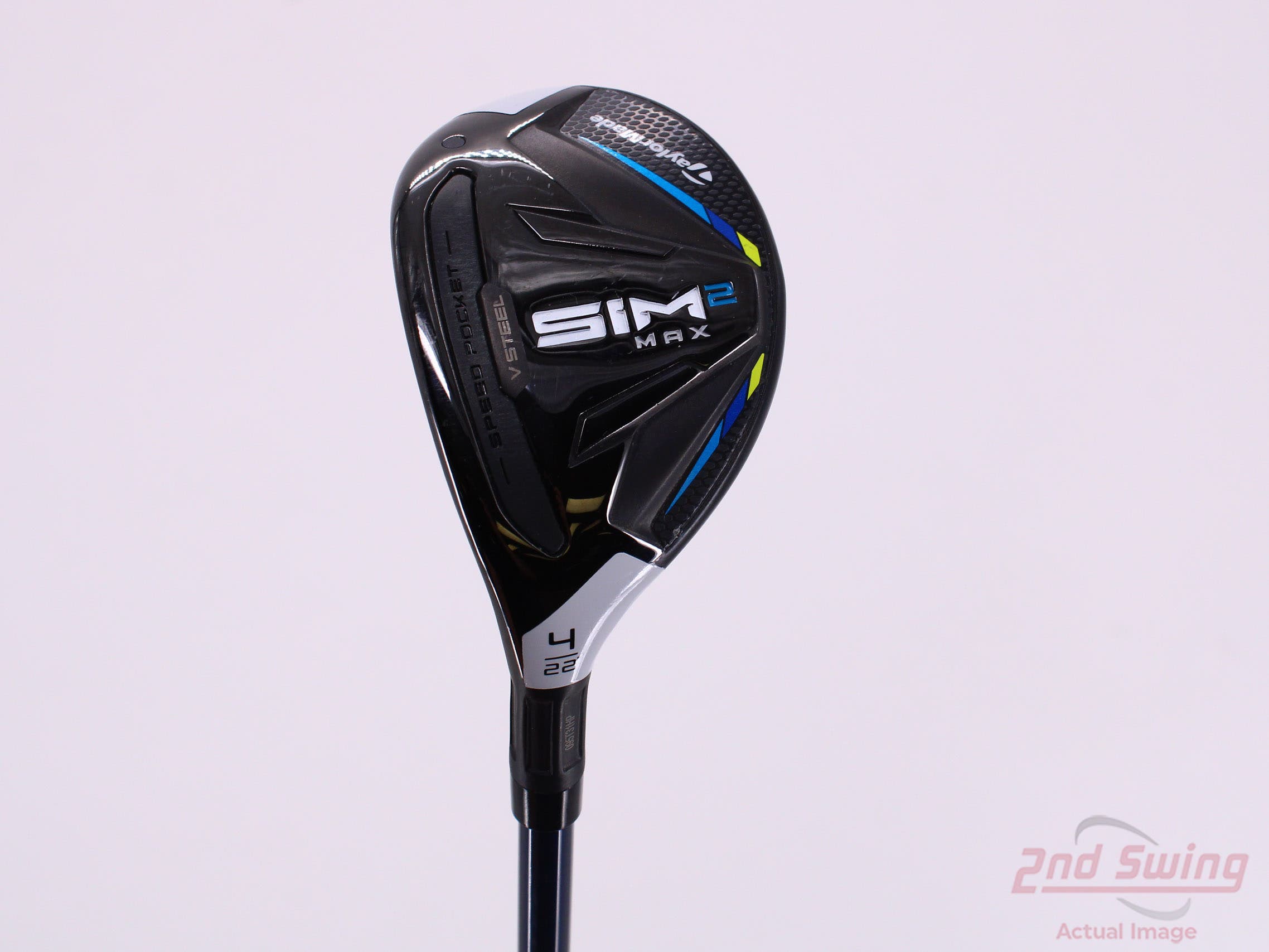 Mint TaylorMade SIM2 MAX Rescue Hybrid 4 Hybrid 22° TM Fujikura Ventus Blue 6 Graphite Regular ...