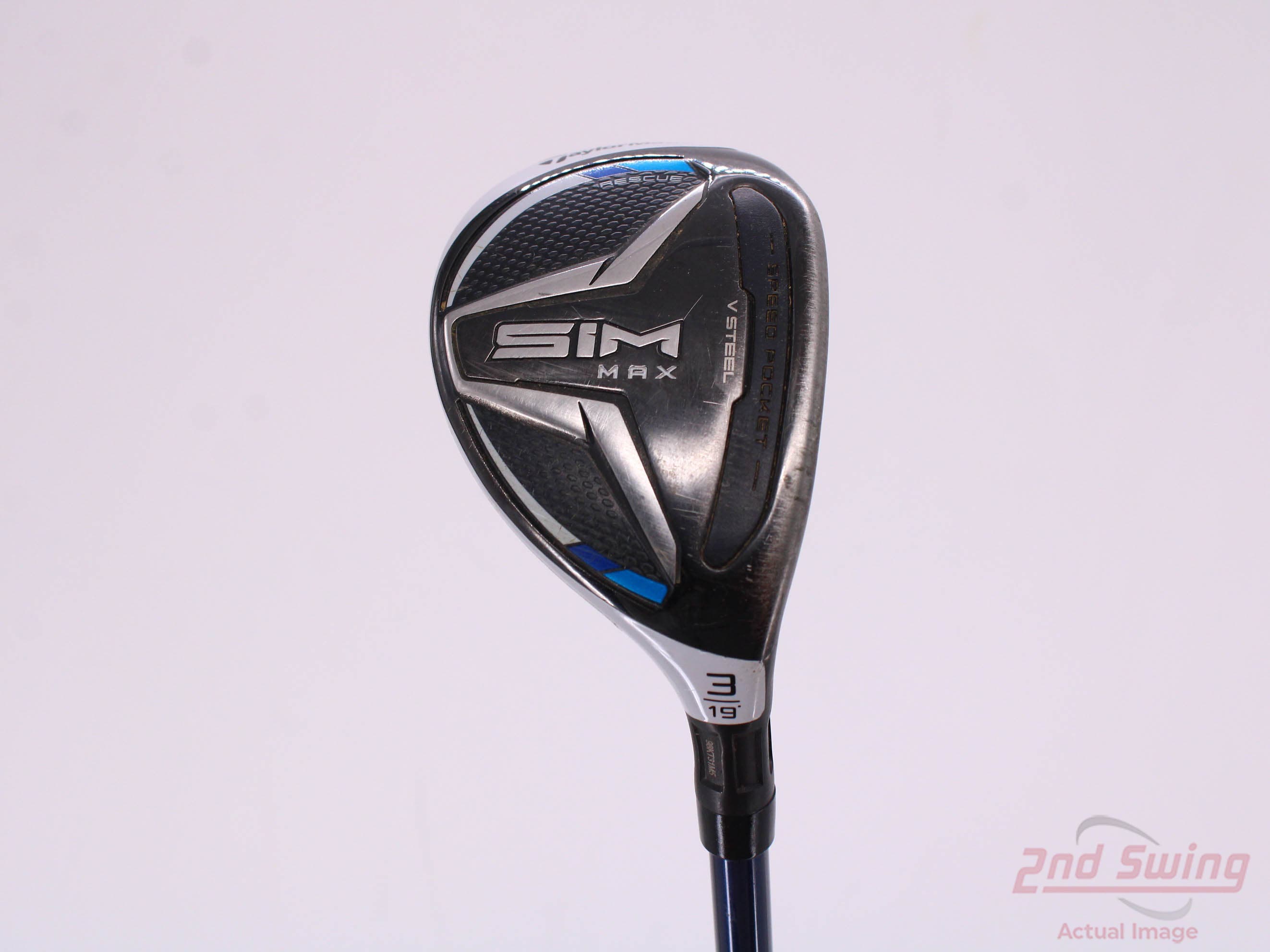 TaylorMade SIM MAX Hybrid 3 Hybrid 19° TM Fujikura Ventus Blue 7 Graphite Stiff Right Handed 40 ...