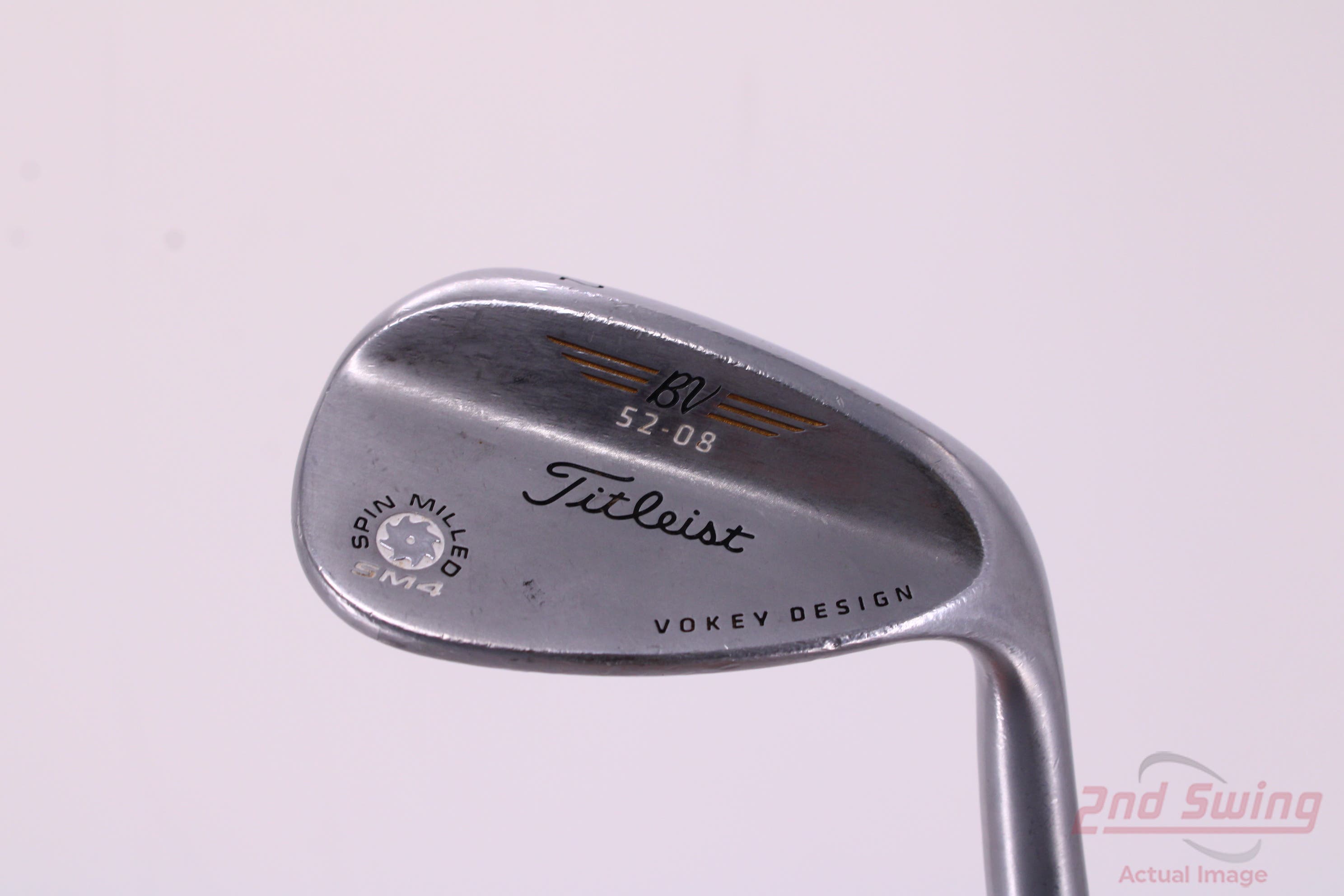 Titleist Vokey Spin Milled SM4 Chrome Wedge Gap GW 52° 8 Deg Bounce Project X Rifle 5.5 Steel ...