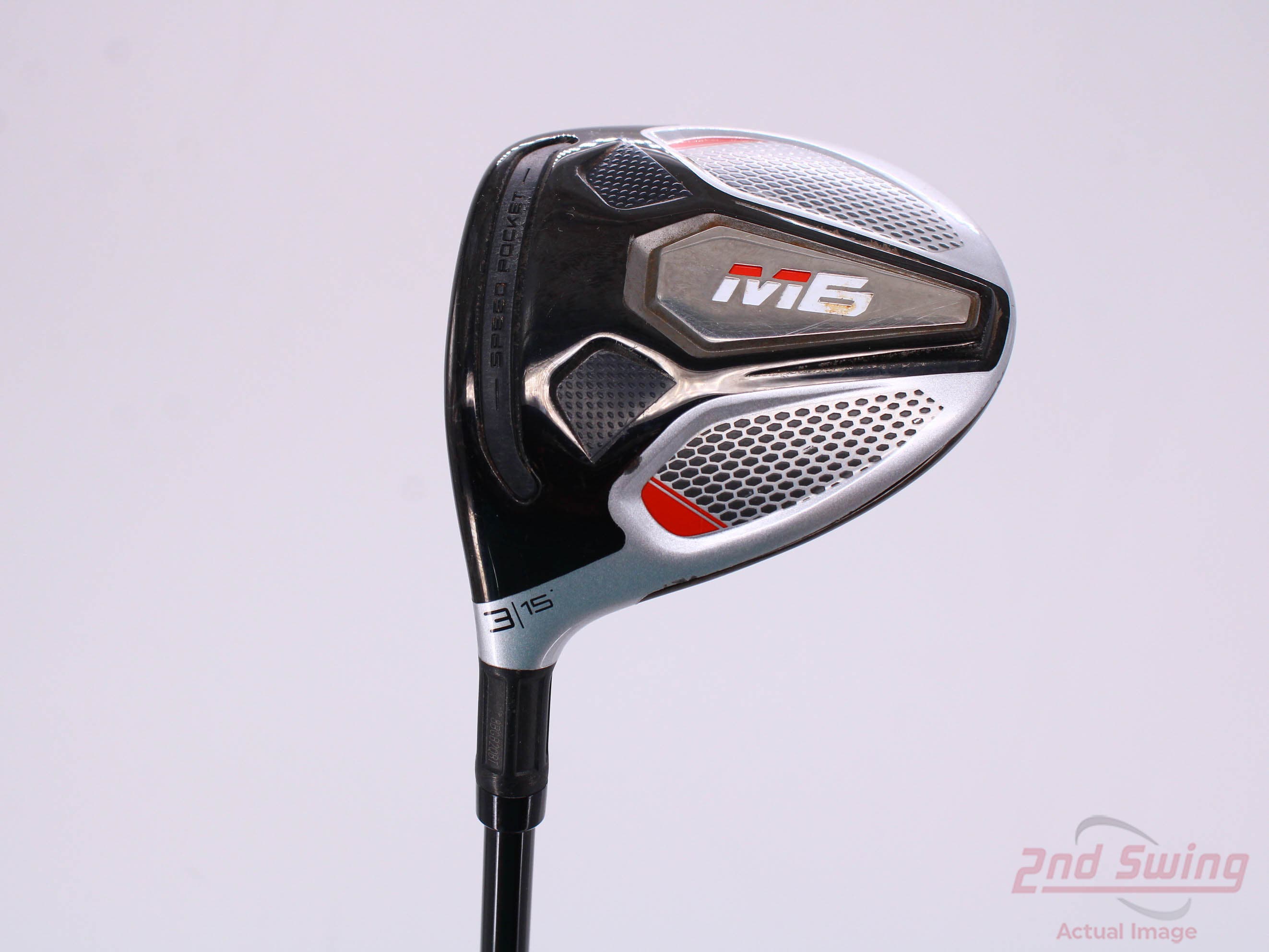 TaylorMade M6 Fairway Wood 3 Wood 3W 15° Fujikura ATMOS 6 Red Graphite Stiff Left Handed 43.25in ...