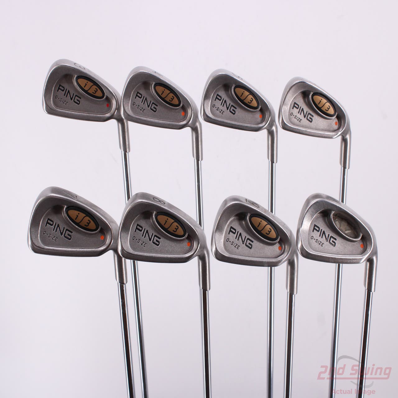 Ping i3 Oversize Iron Set 3-PW Ping JZ Steel Regular Right Handed Orange Dot 38.0in | 2nd Swing Golf
