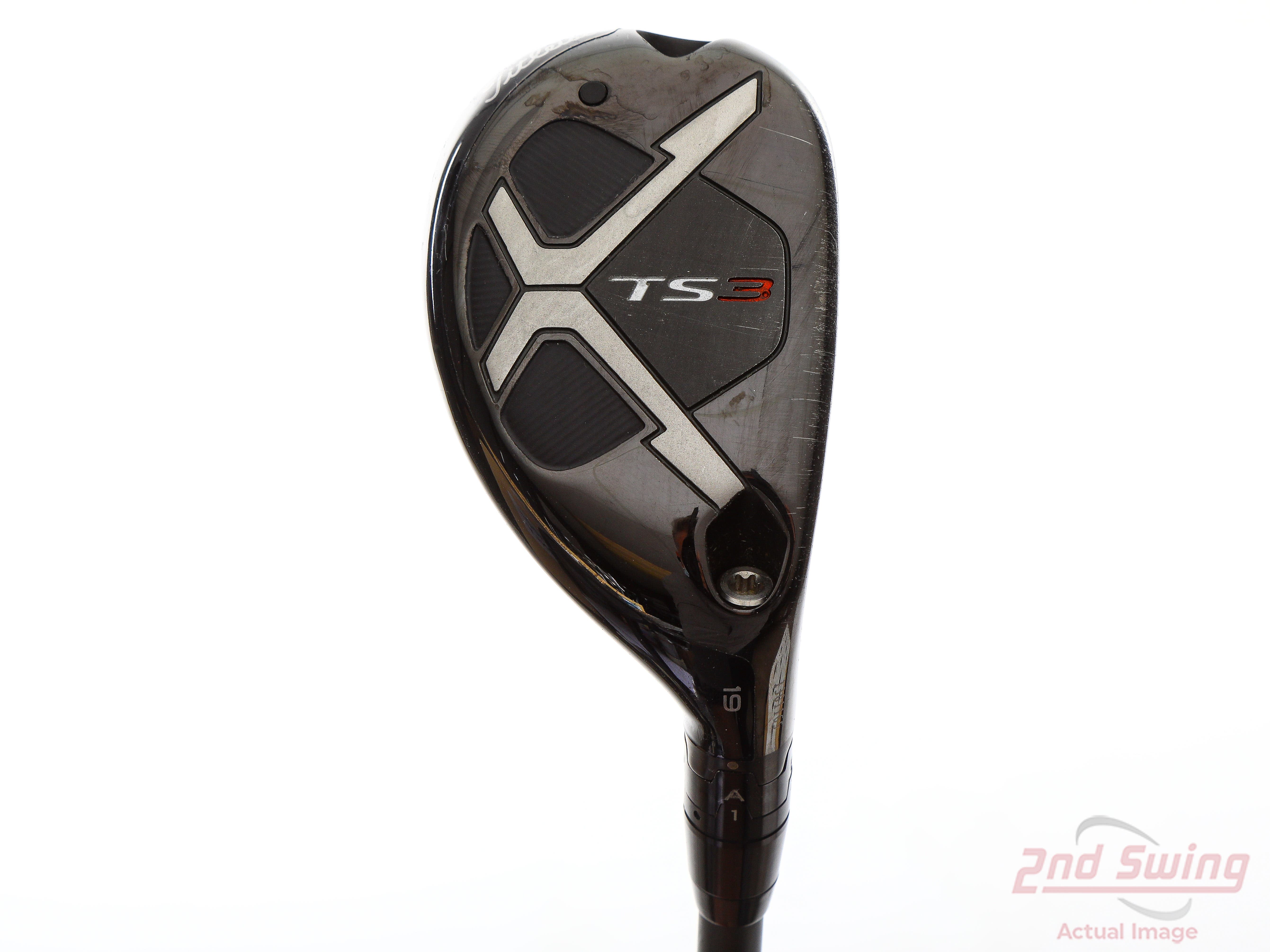 Titleist TS3 Hybrid 3 Hybrid 19° PX HZRDUS Smoke Black 80 Graphite Stiff Right Handed 40.5in (D ...