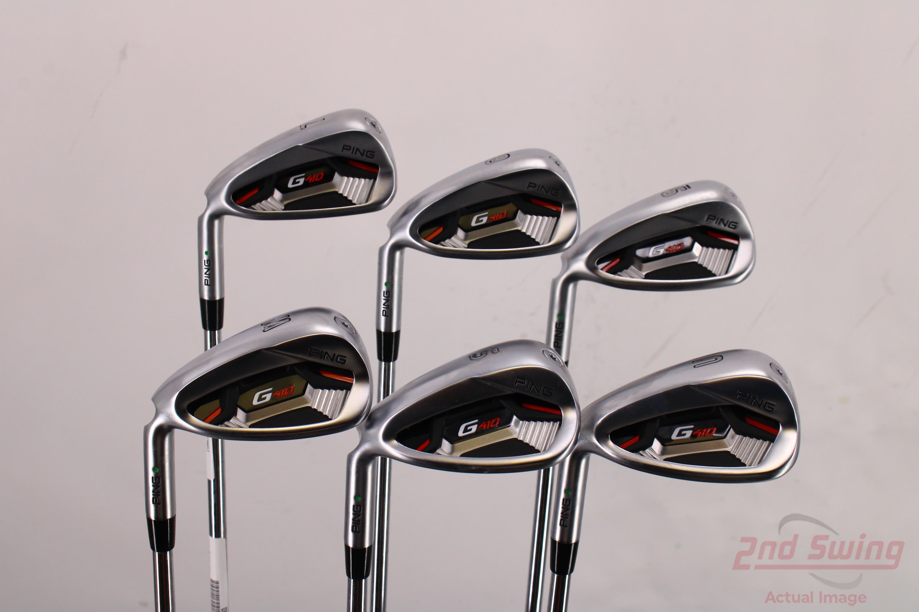 Ping G410 Iron Set 7-PW GW SW AWT 2.0 Steel Stiff Left Handed Green Dot 38.0in (D-82119106163 ...