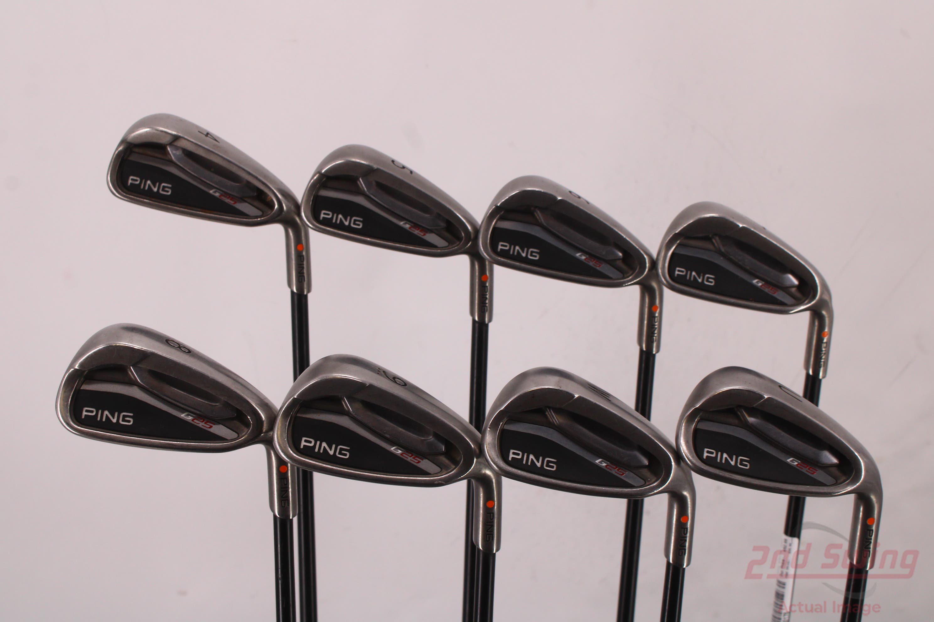 Ping G25 Iron Set 4-GW Ping TFC 189i Graphite Regular Right Handed Orange Dot 37.75in (D ...