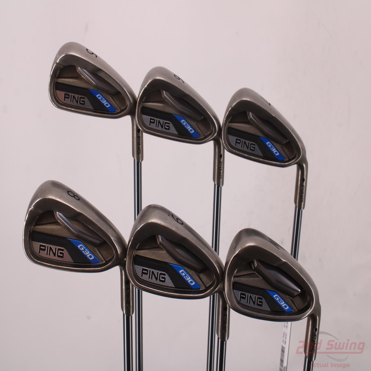 Ping G30 Iron Set 5-PW Fujikura EXS 70I Graphite Regular Right Handed Black Dot 38.0in (D ...