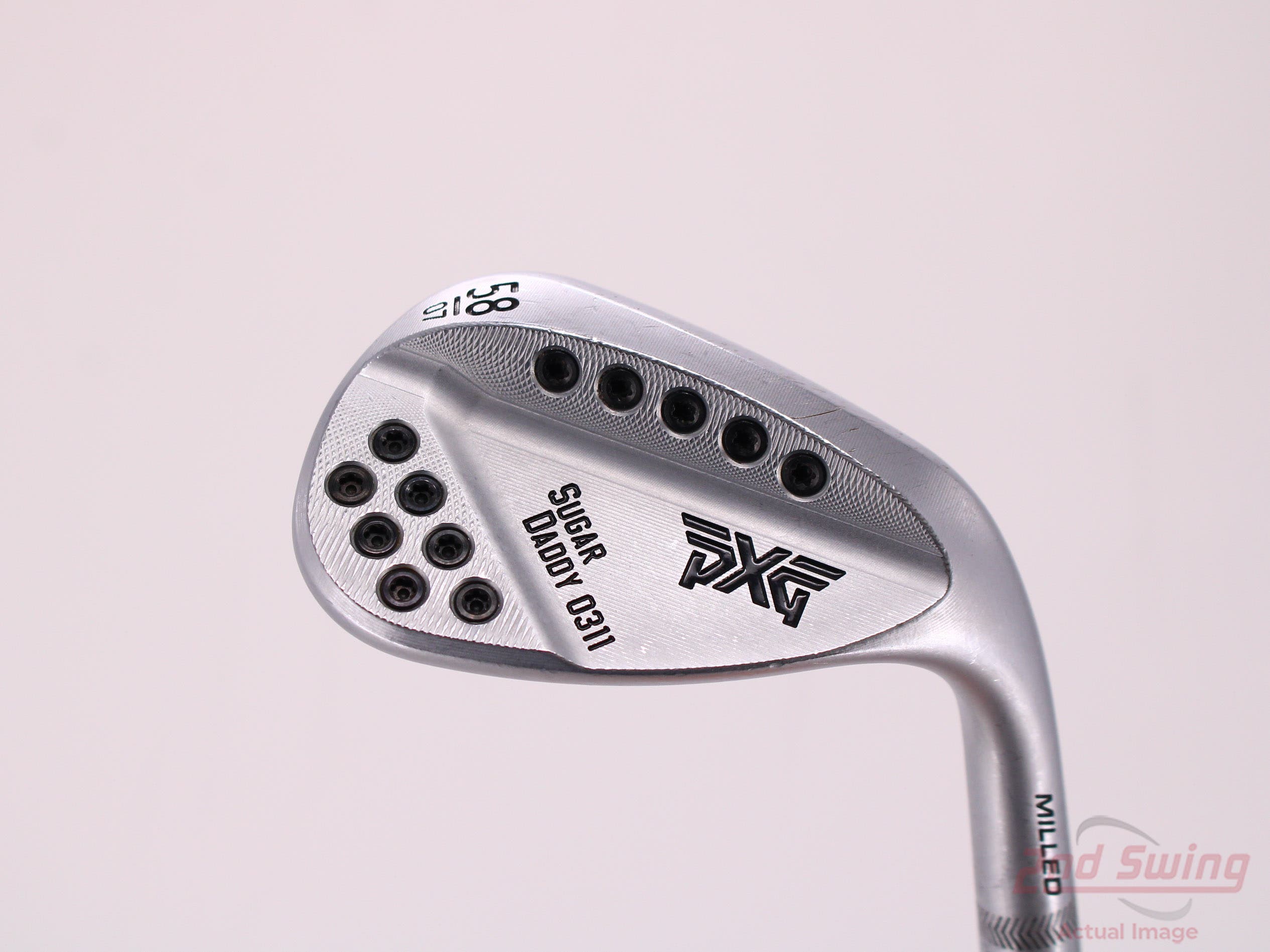 PXG 0311 Sugar Daddy Milled Chrome Wedge (D-82225509672) | 2nd Swing Golf