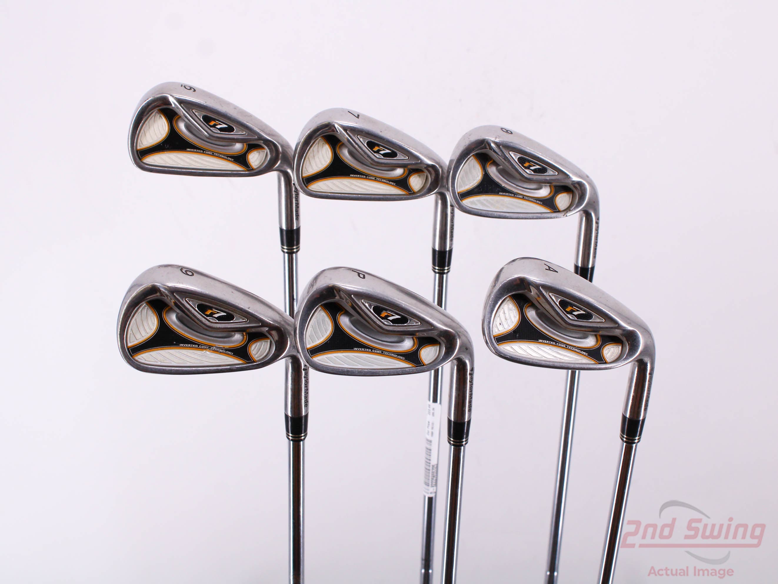 TaylorMade R7 Iron Set 6-GW TM T- Step Steel Regular Right Handed 37 ...