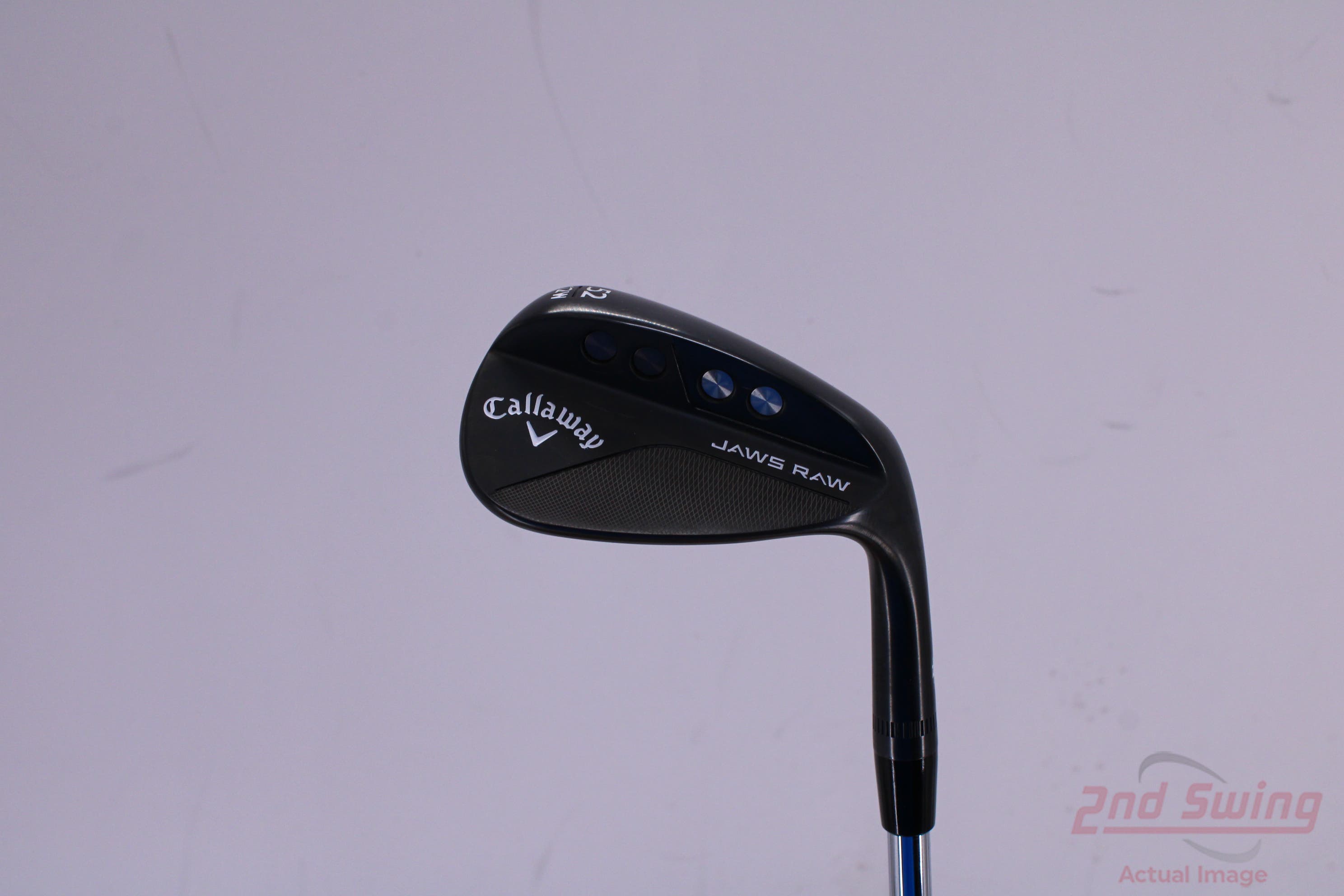 Callaway Jaws Raw Black Plasma Wedge Gap GW 52° 12 Deg Bounce W Grind Dynamic Gold Spinner Steel ...