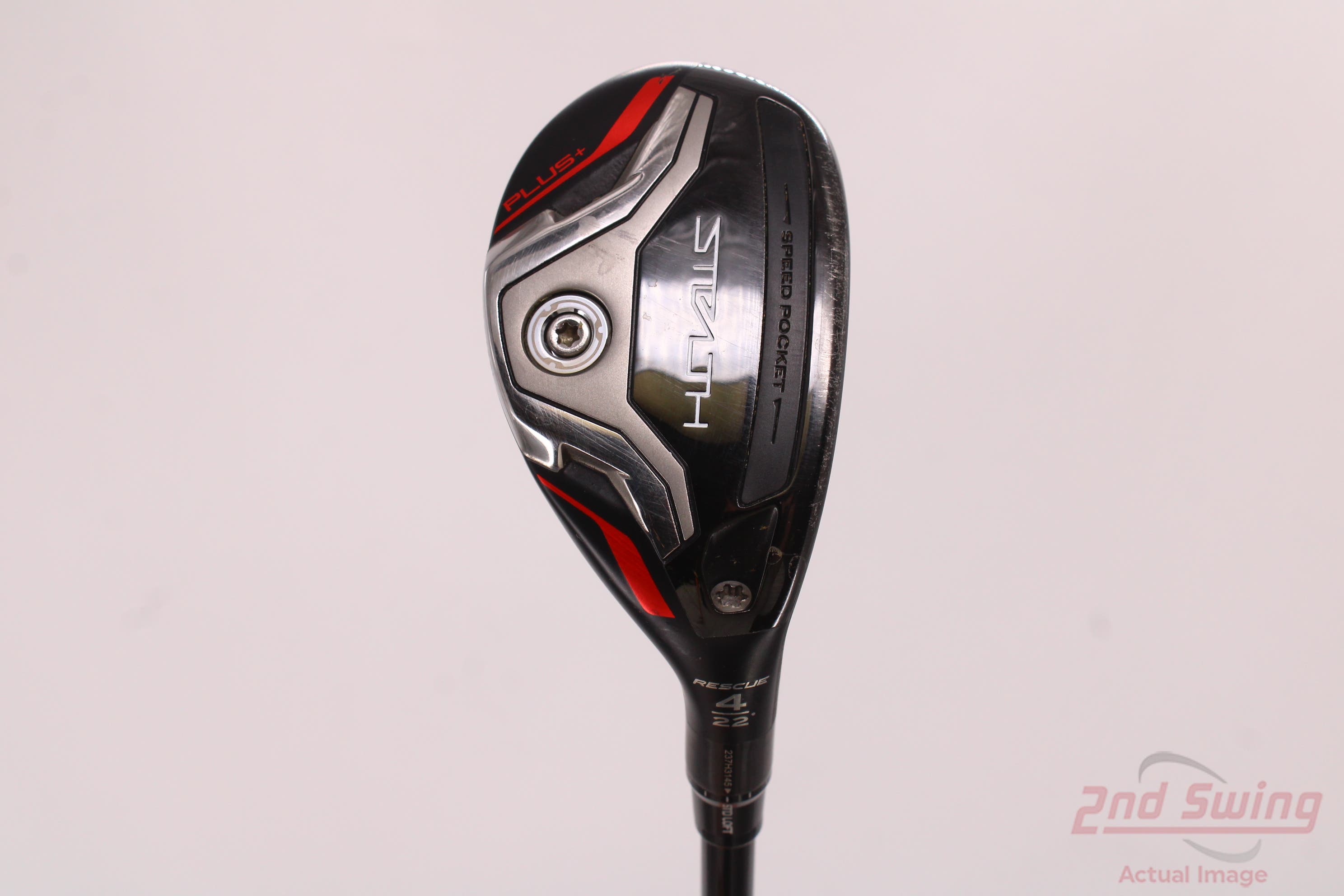 TaylorMade Stealth Plus Rescue Hybrid 4 Hybrid 22° PX HZRDUS Smoke Red RDX HY Graphite Stiff ...
