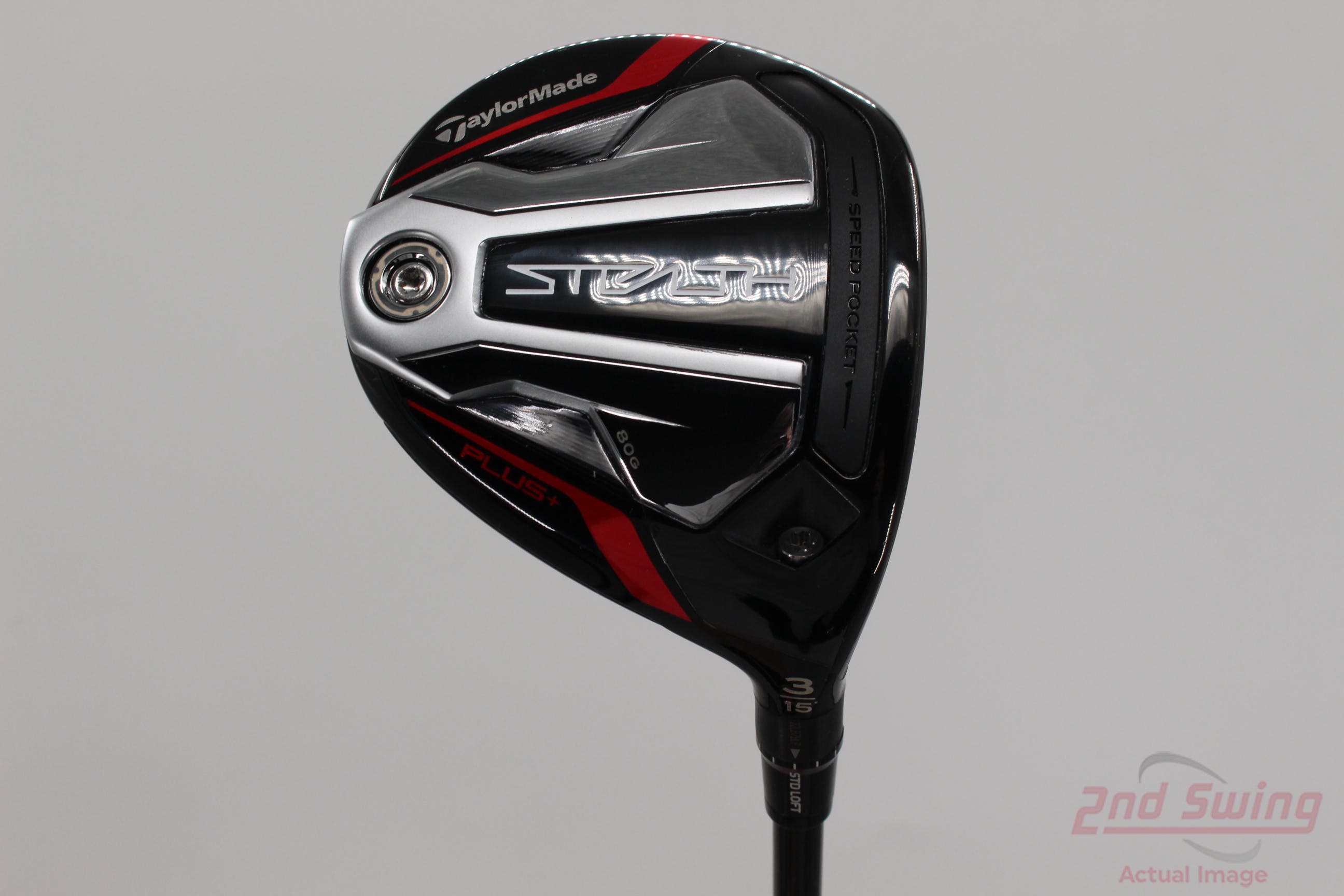 Mint TaylorMade Stealth Plus Fairway Wood 3 Wood 3W 15° PX HZRDUS Smoke Red RDX 75 Graphite ...