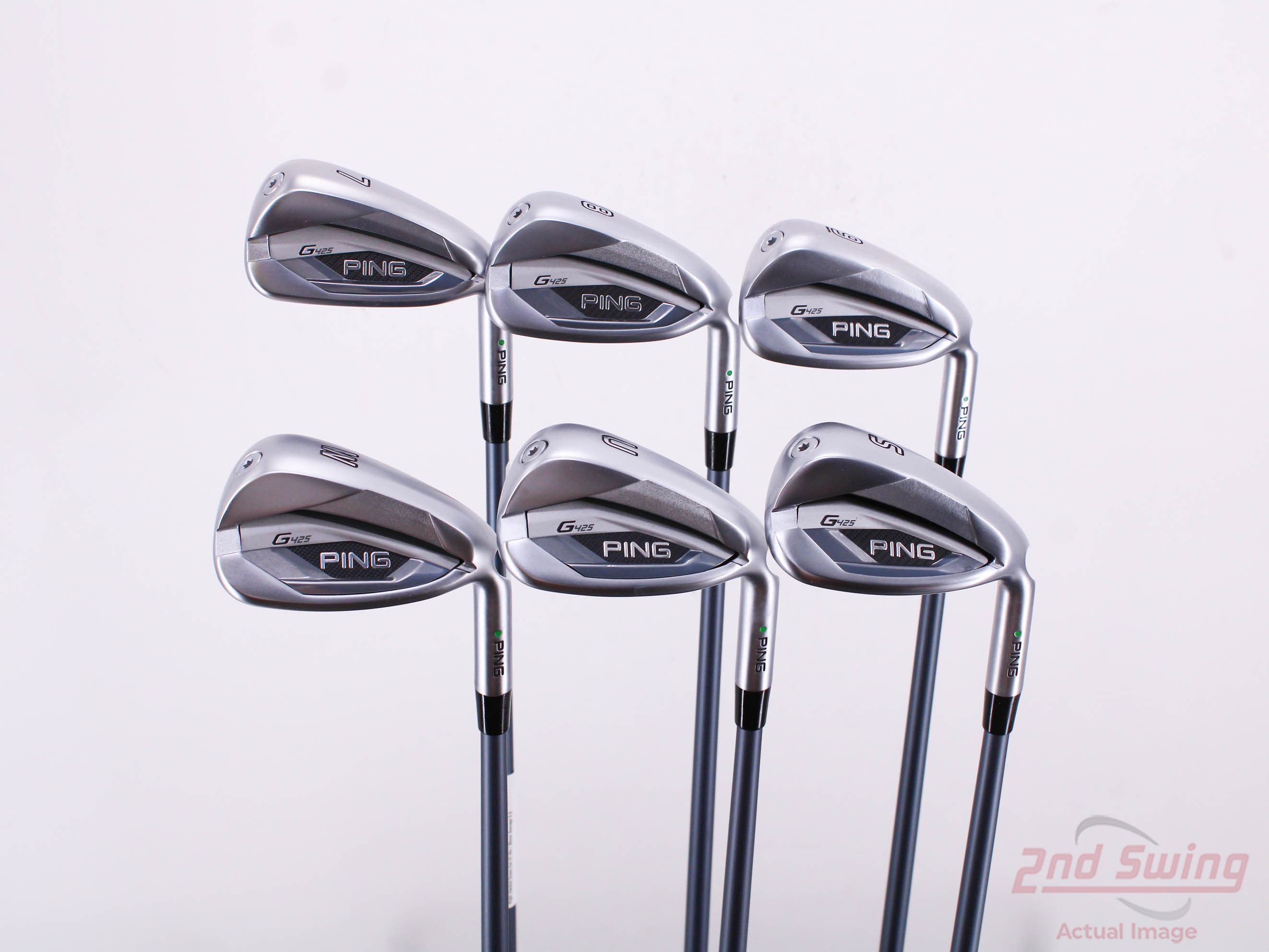 Ping G425 Iron Set 7-PW GW SW ALTA CB Graphite Regular Right Handed Green Dot 37.0in (D ...