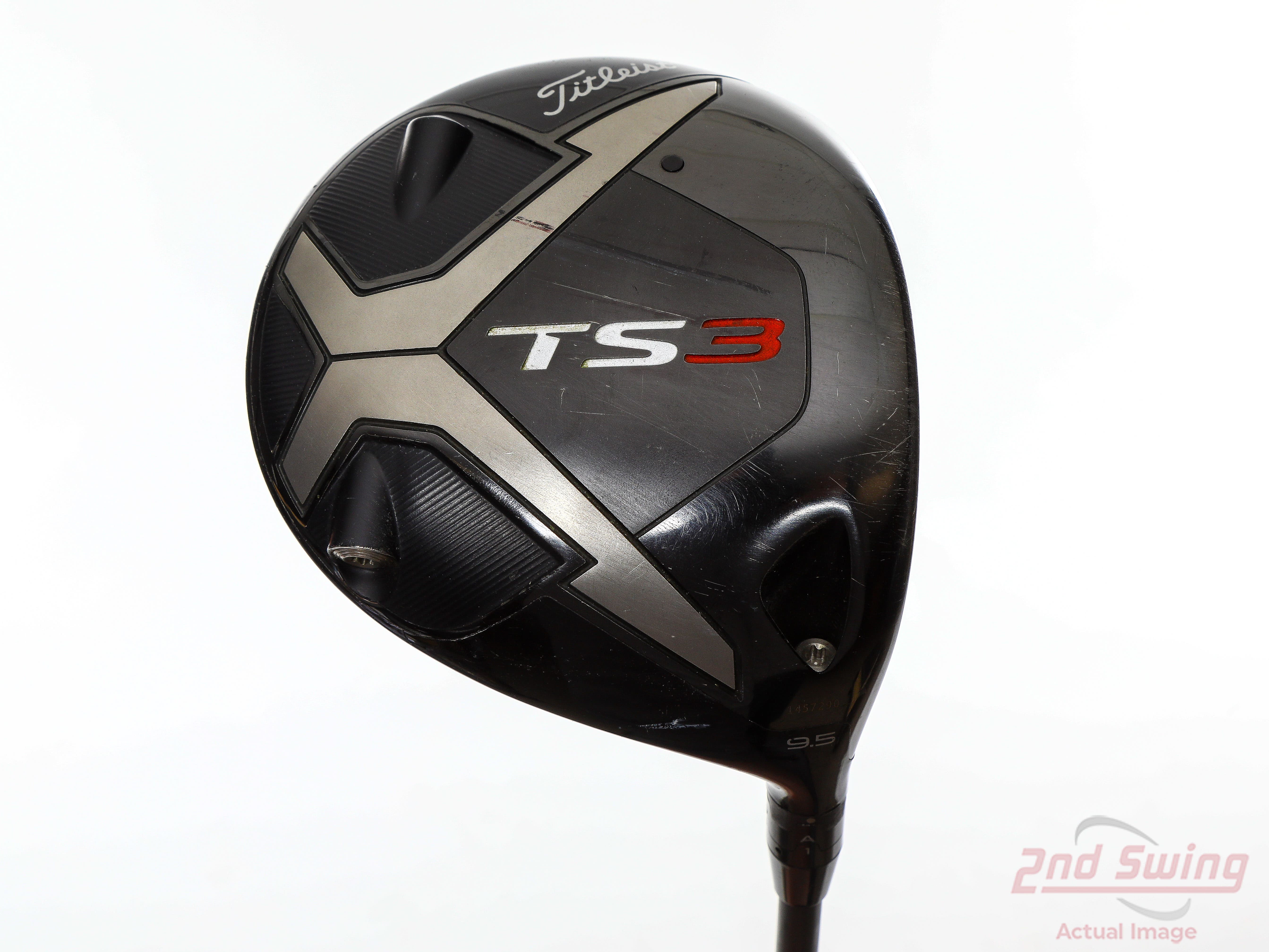 Titleist TS3 Driver 9.5° PX HZRDUS Smoke Black 60 Graphite Stiff Right Handed 45.0in (D ...