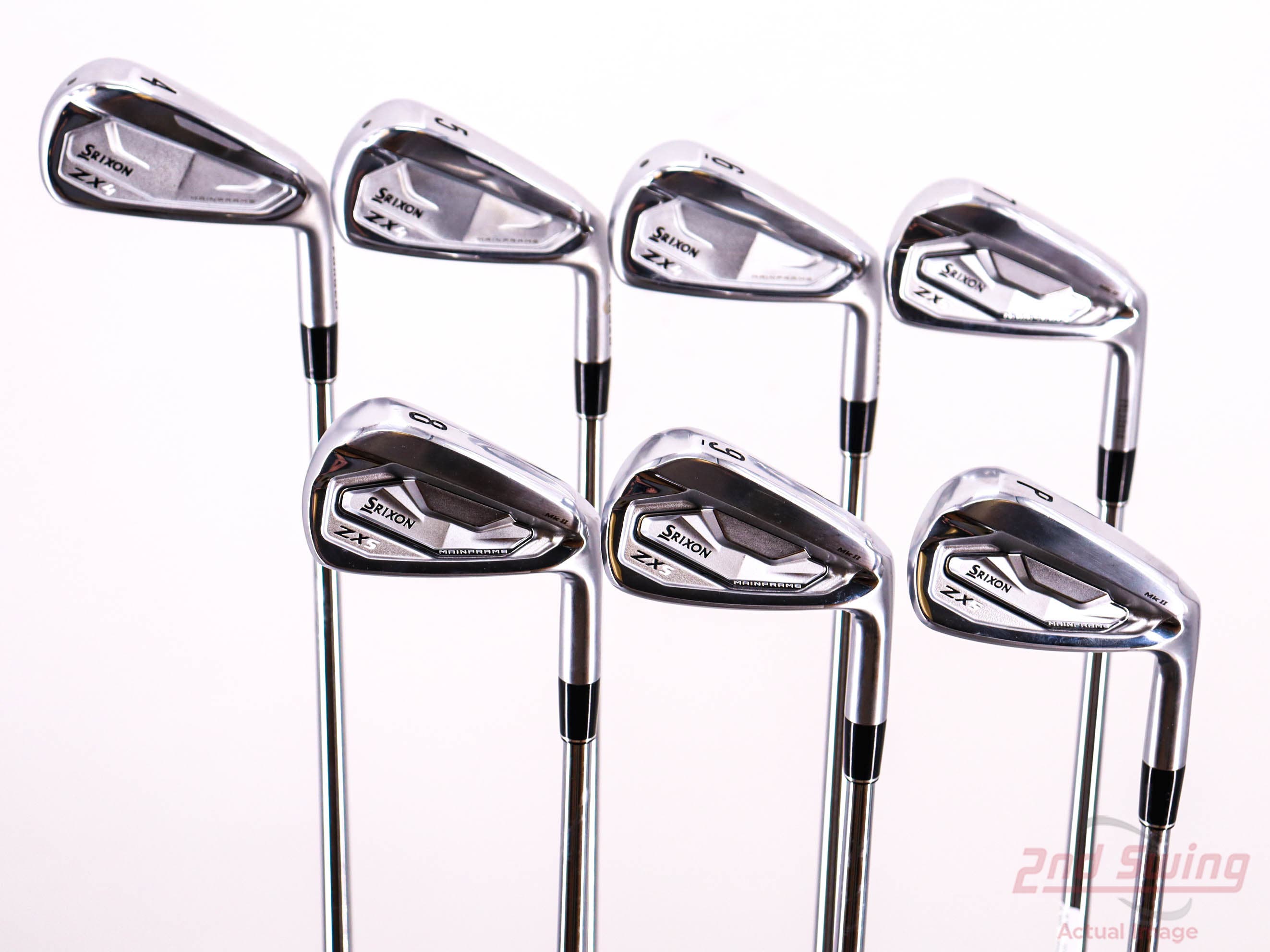 スリクソン ZX5 MK II Mk2 アイアン 6本セット(5I〜PW) SRIXON 日本シャフト カスタムクラブ