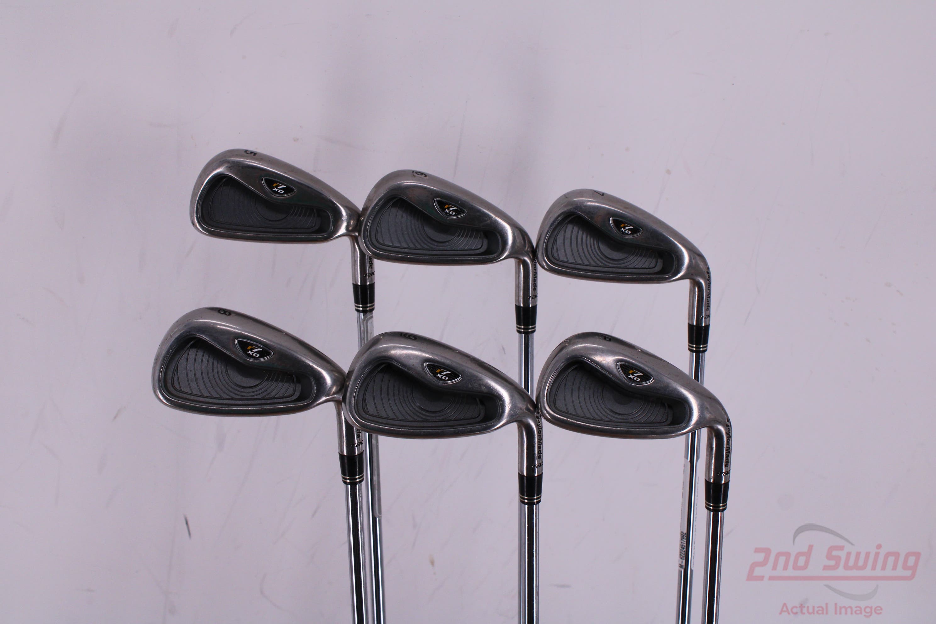 TaylorMade R7 XD Iron Set 5-PW Stock Steel Regular Right Handed 38.5in ...