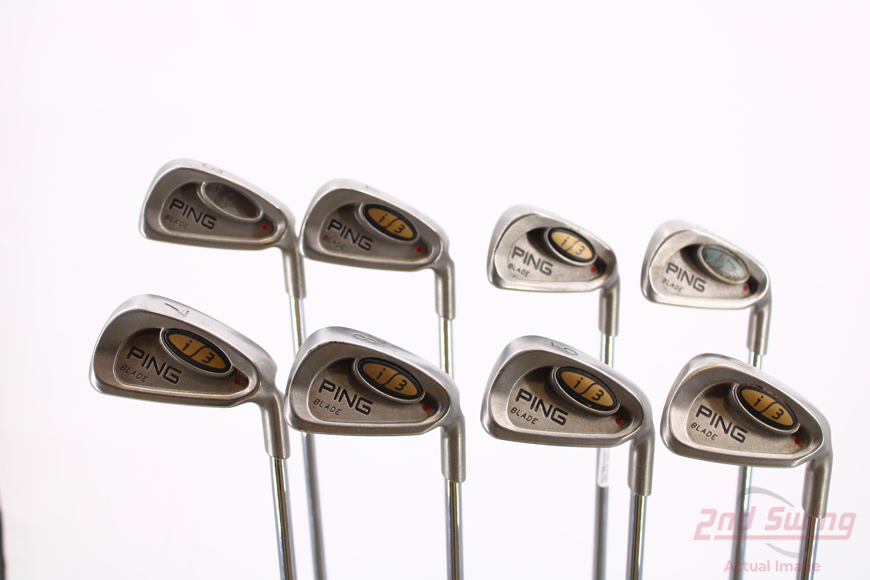 Ping i3 Blade Iron Set 3-GW Stock Steel Shaft Steel Stiff Right Handed Red dot 38.0in | 2nd ...