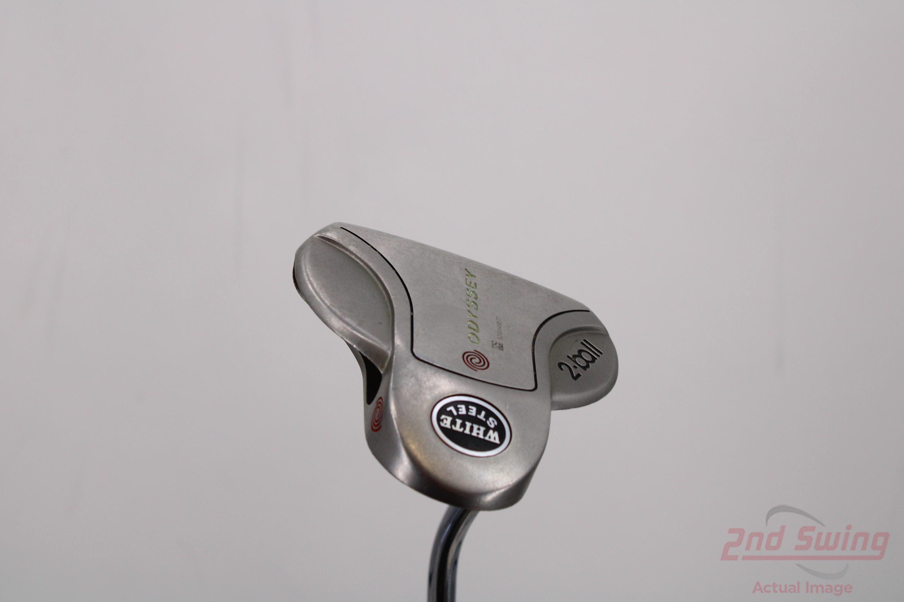 Odyssey White Steel 2-Ball Putter (W-N2227576326) | 2nd Swing Golf