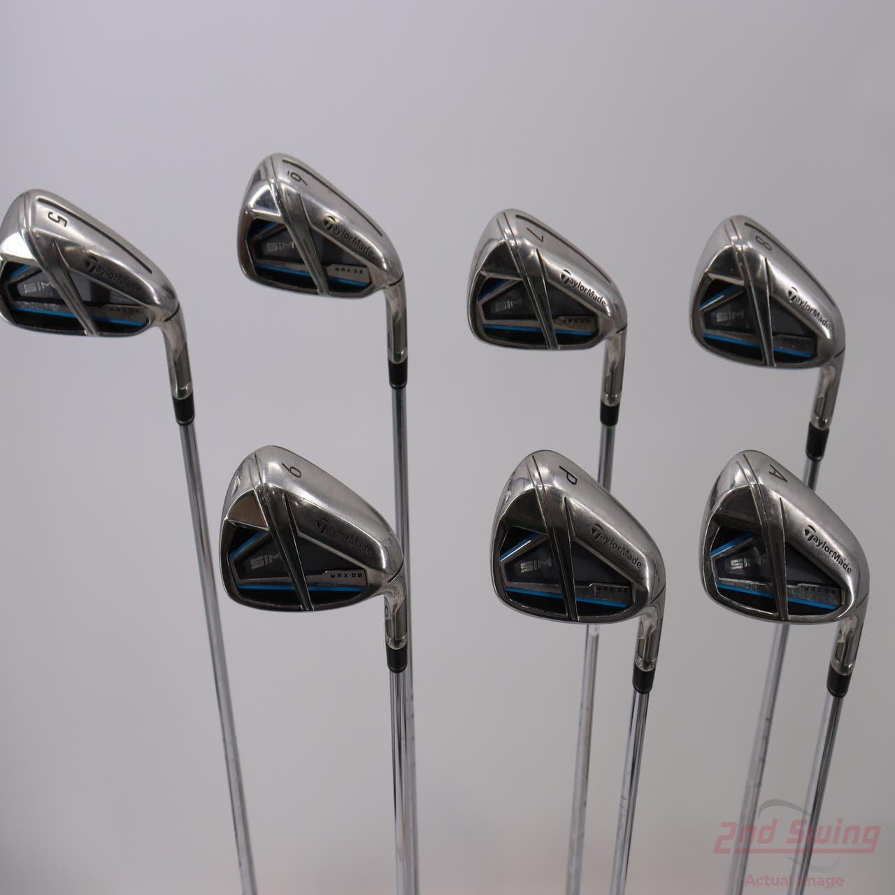TaylorMade SIM MAX OS Iron Set (X-22329439712) | 2nd Swing Golf